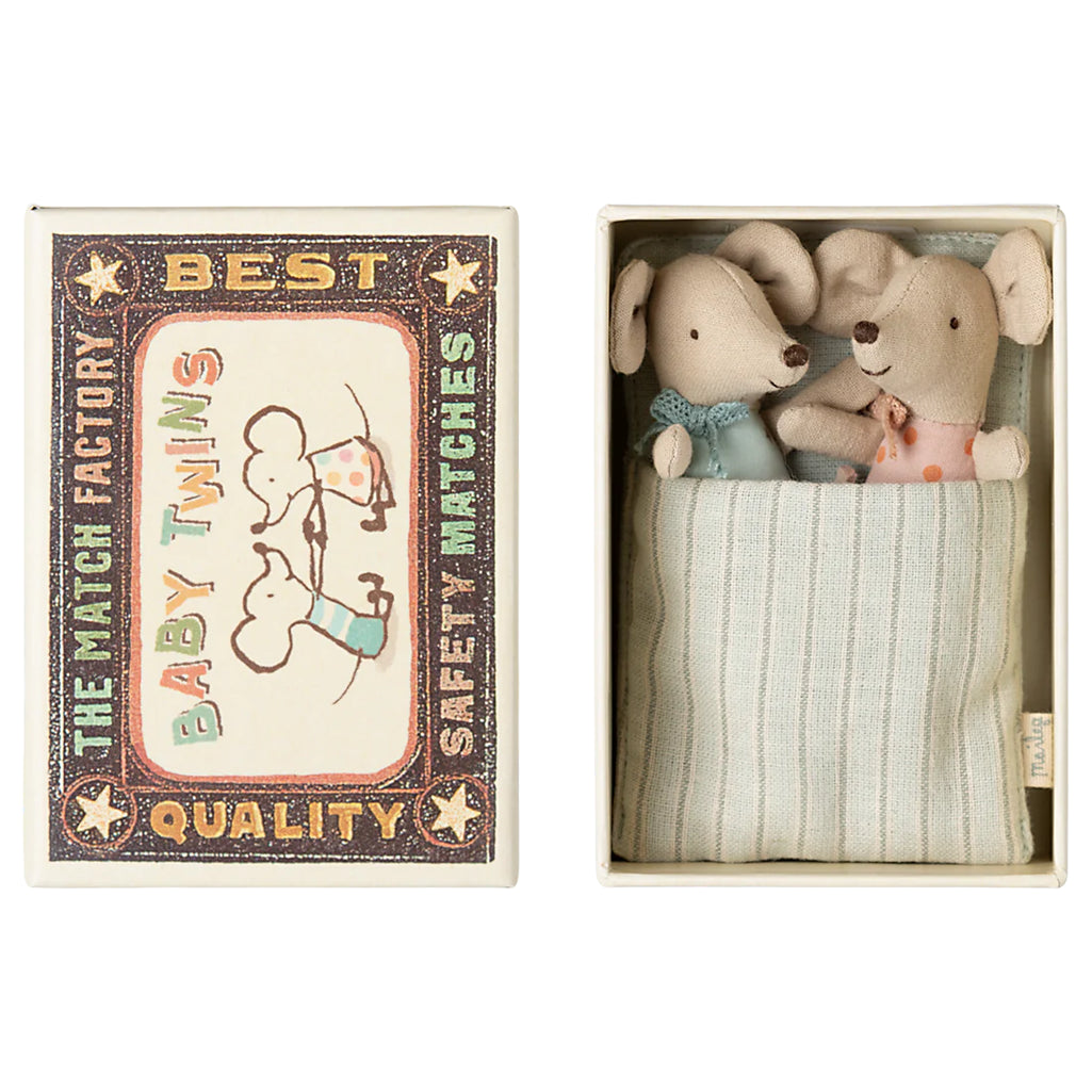 Maileg Twin Baby Mice in Matchbox | Hazel & Fawn – Hazel & Fawn