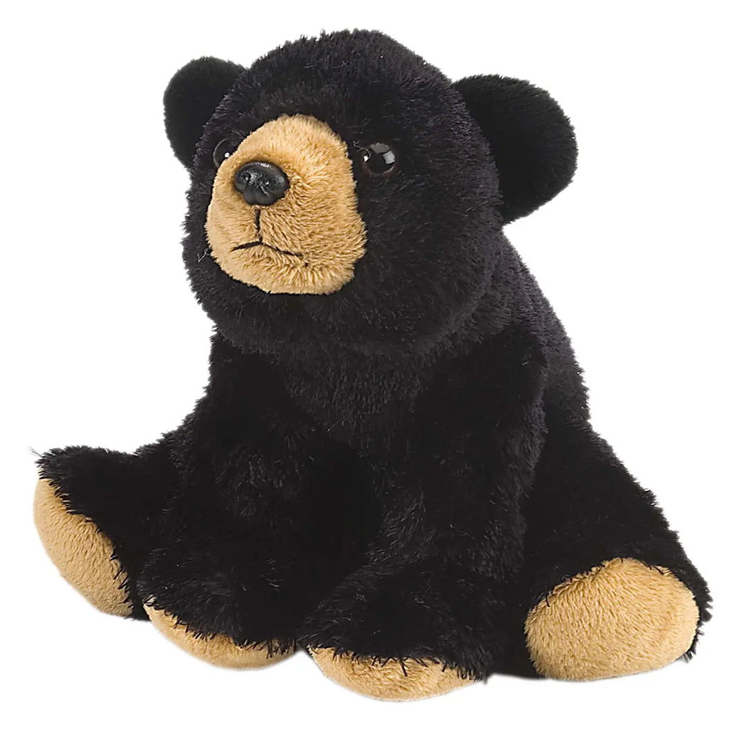 Wild Republic Cuddlekins Mini Black Bear Stuffed Animal– Hazel & Fawn