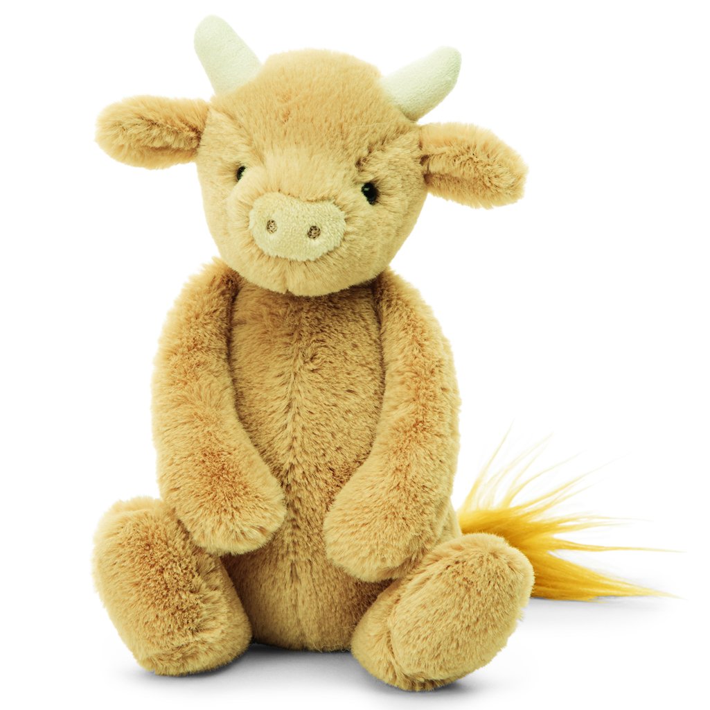 Jellycat Cow Small Bashful Children's Stuffed Animal Toys– Hazel & Fawn