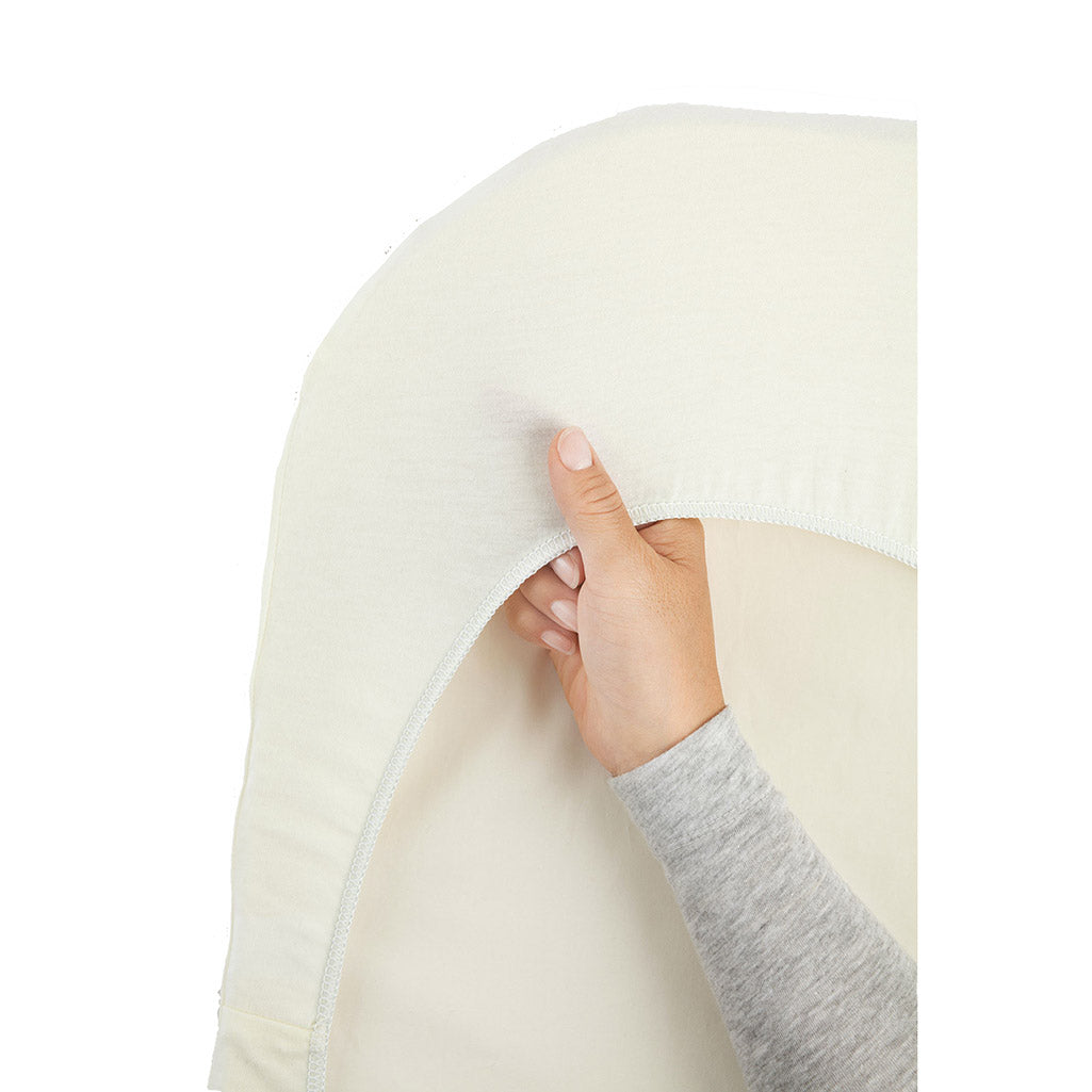 White Cradle Sheet for Baby Organic Cotton – Hazel & Fawn